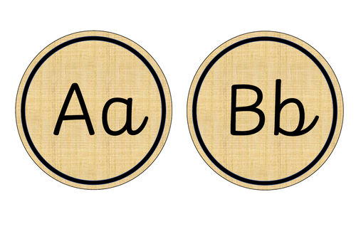 Natural themed Alphabet | Teaching Resources