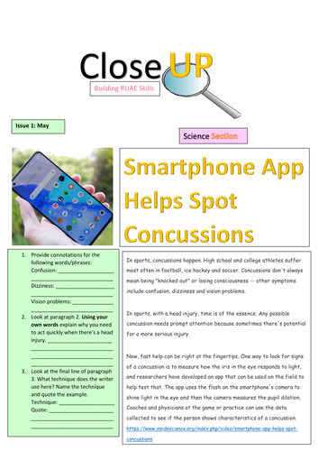 BGE Newspaper (RUAE Skills): Issue 1 | Teaching Resources BGE Newspaper (RUAE Skills): Issue 1 | Teaching Resources