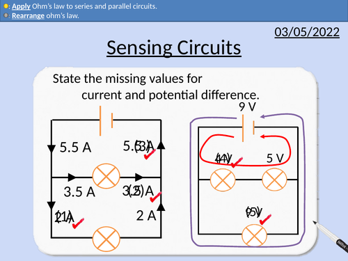 GCSE Physics: Sensing Circuits | Teaching Resources