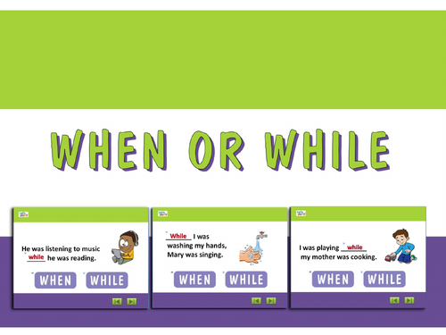When or while | Teaching Resources