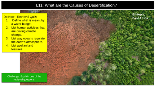 Desertification Causes | Teaching Resources