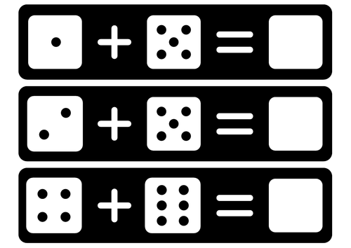 Dice Addition Printable Flashcards - Adding Dots Math Activity ...