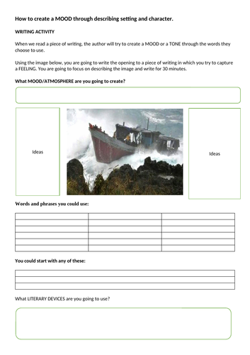 The Boat - Setting and Character | Teaching Resources