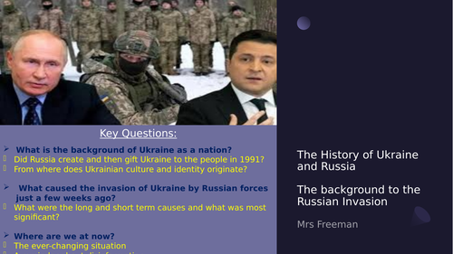 Ukraine and Russia Powerpoint | Teaching Resources