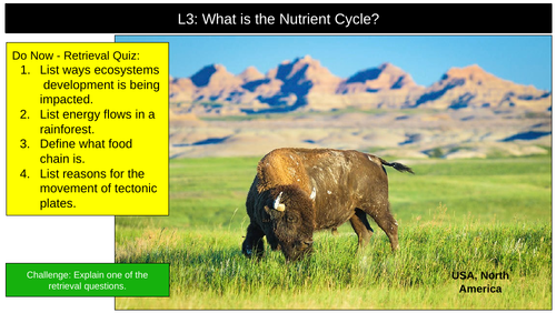 Nutrient Cycle AQA | Teaching Resources