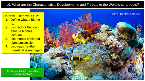 Coral Reefs AQA | Teaching Resources