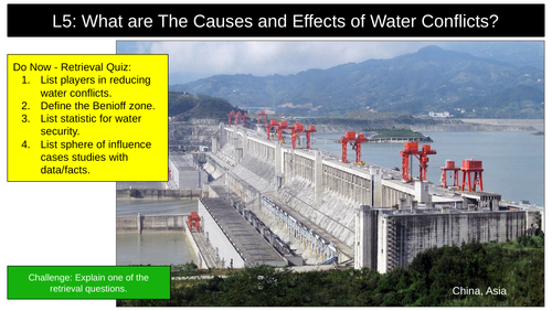 Water Conflicts AQA | Teaching Resources