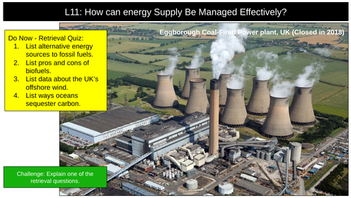 Energy Supply AQA | Teaching Resources