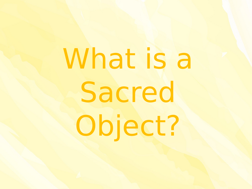 Catholic Sacred Objects | Teaching Resources