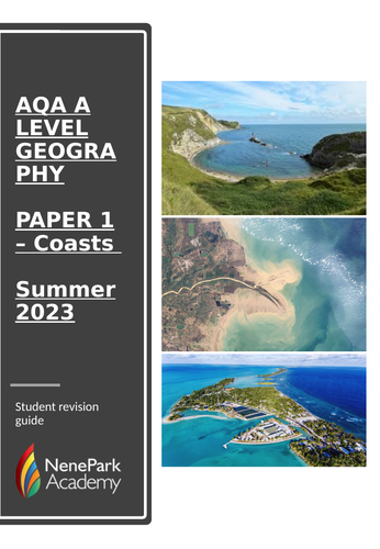AQA A LEVEL COASTS GEOGRAPHY (2023) COMPLETE REVISION GUIDE | Teaching ...