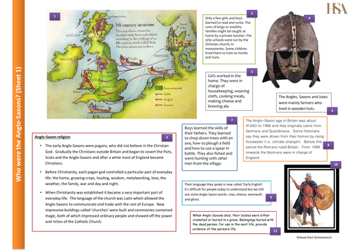 GCSE: Who were the Anglo-Saxons? | Teaching Resources