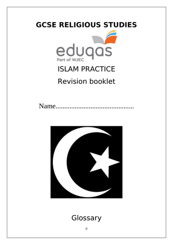 GCSE RS Eduqas Islam Practice revision booklet | Teaching Resources GCSE RS Eduqas Islam Practice revision booklet | Teaching Resources