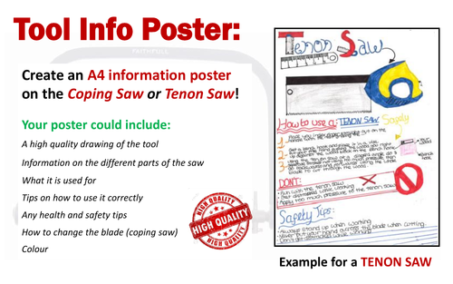 Workshop Tool Poster Task | Teaching Resources