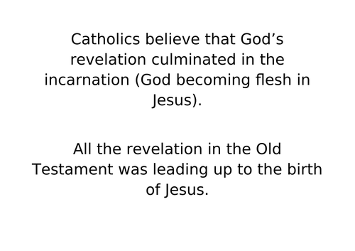 Catholic Revelation | Teaching Resources