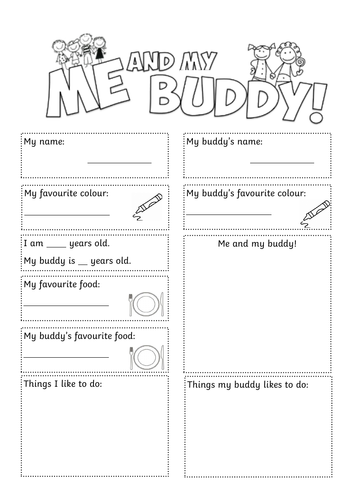 Me and my buddy | Teaching Resources