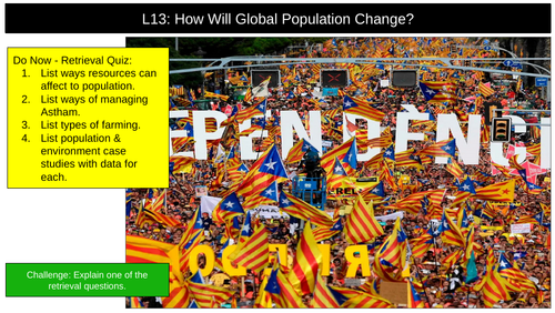 Population Change Future Aqa Teaching Resources