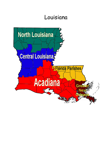Louisiana Geography | Teaching Resources