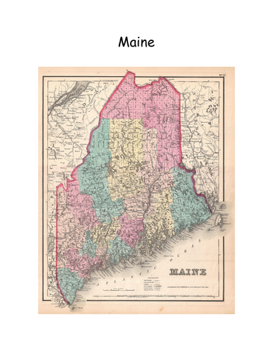 Maine Geography | Teaching Resources