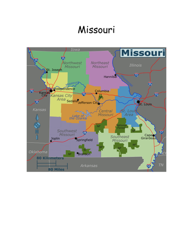 Missouri Geography | Teaching Resources