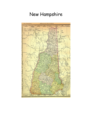 New Hampshire Geography | Teaching Resources