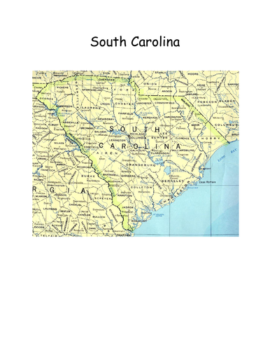South Carolina Geography | Teaching Resources