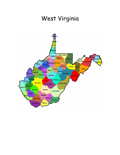 West Virginia Geography | Teaching Resources