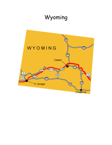 Wyoming Geography | Teaching Resources