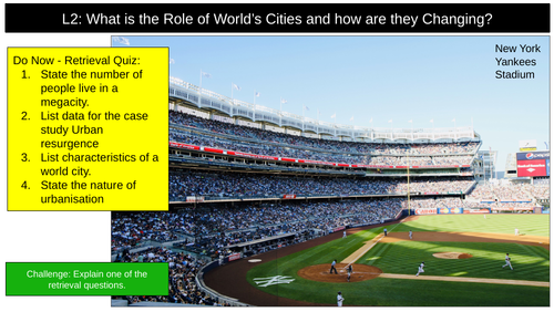Changing Cities AQA | Teaching Resources