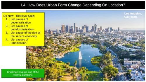 Urban Location Form AQA | Teaching Resources