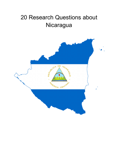 20-research-questions-about-nicaragua-teaching-resources