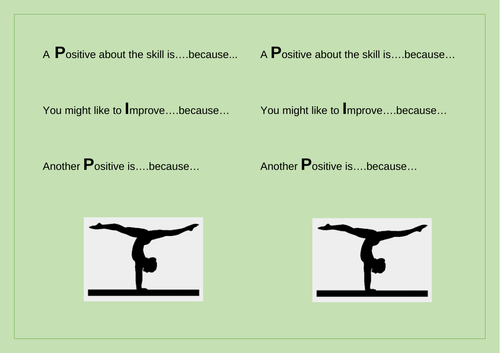 PIP Peer Assessment cards | Teaching Resources PIP Peer Assessment cards | Teaching Resources