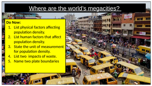 Megacities | Teaching Resources