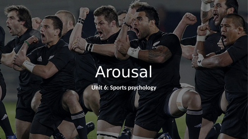 BTEC SPORT -Sports psychology Arousal in performance | Teaching Resources