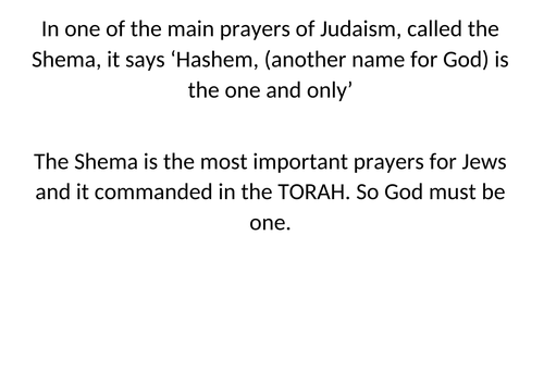 Nature of the Almighty in Judaism | Teaching Resources