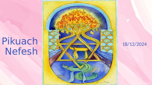Pikuach Nefesh | Teaching Resources Pikuach Nefesh | Teaching Resources