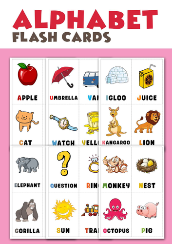 Alphabet Flash Cards | Teaching Resources