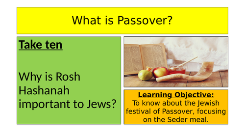 What is Passover/Pesach? | Teaching Resources