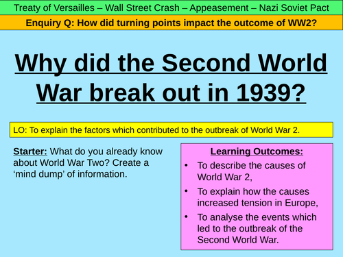 World War Two and the Holocaust - SoL | Teaching Resources