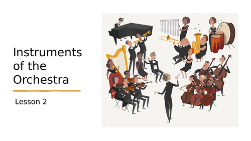 Introduction To The Orchestra Ks3 Lesson 2 Teaching Resources 