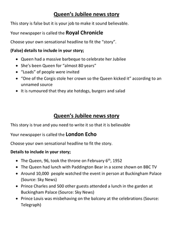 Fake News PSHE lesson | Teaching Resources