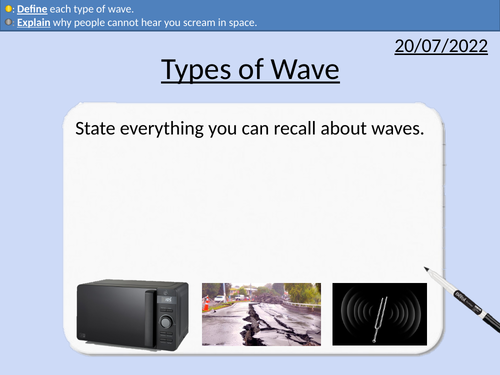 GCSE Physics: Types of Waves | Teaching Resources