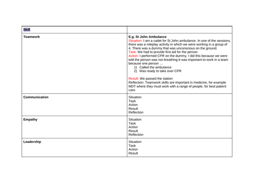 STAR method - Interviews | Teaching Resources STAR method - Interviews | Teaching Resources