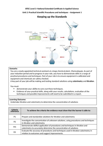 BTEC: Applied Science - Unit 2 Assignment 1 | Teaching Resources BTEC: Applied Science - Unit 2 Assignment 1 | Teaching Resources