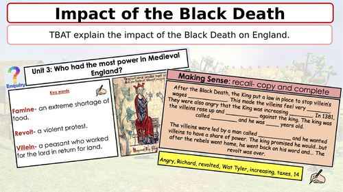 Black Death Impact | Teaching Resources