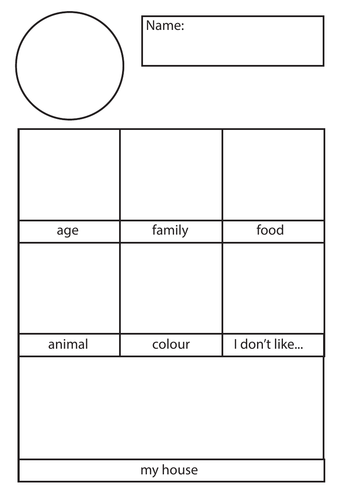 ALL ABOUT ME | Instagram Style Worksheet | Teaching Resources