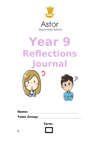 Reflections Journal | Teaching Resources
