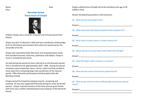 Classical Music Worksheets Music Worksheets