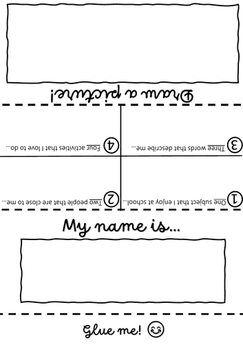 NAME TENT CARDS | Beginning of the year name activity | Back to School ...