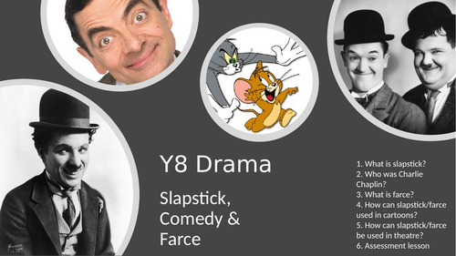 KS3 Drama - Comedy, Slapstick and Farce | Teaching Resources