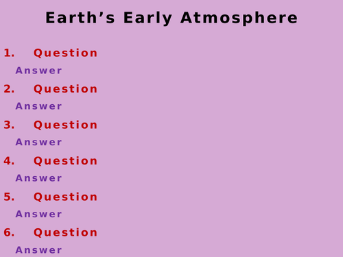 AQA Unit Atmosphere | Teaching Resources